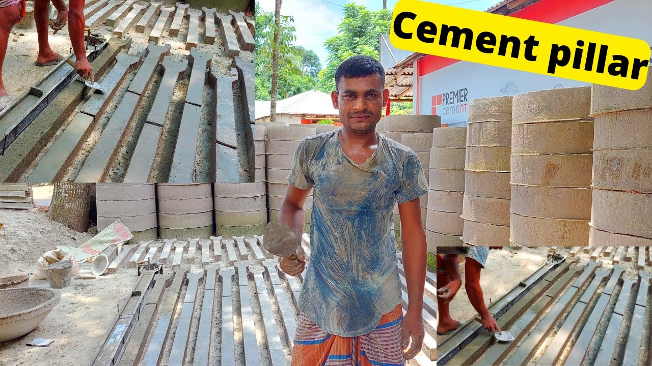 How to make Cement Column Pillar | Cement pillar | Concrete Column ...