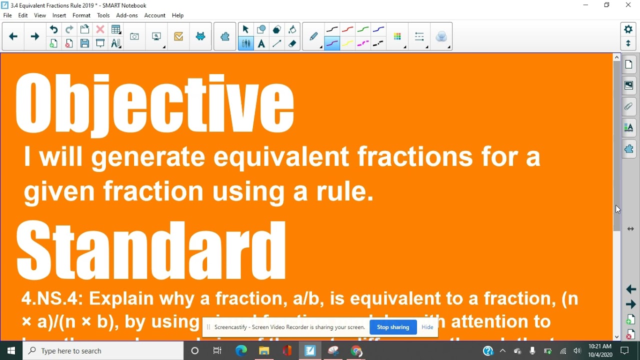 Lesson 3 4 Equivalent Fractions Rule Grade 4 EDM YouTube Lesson 3 4 Equivalent Fractions Rule Grade 4 EDM YouTube