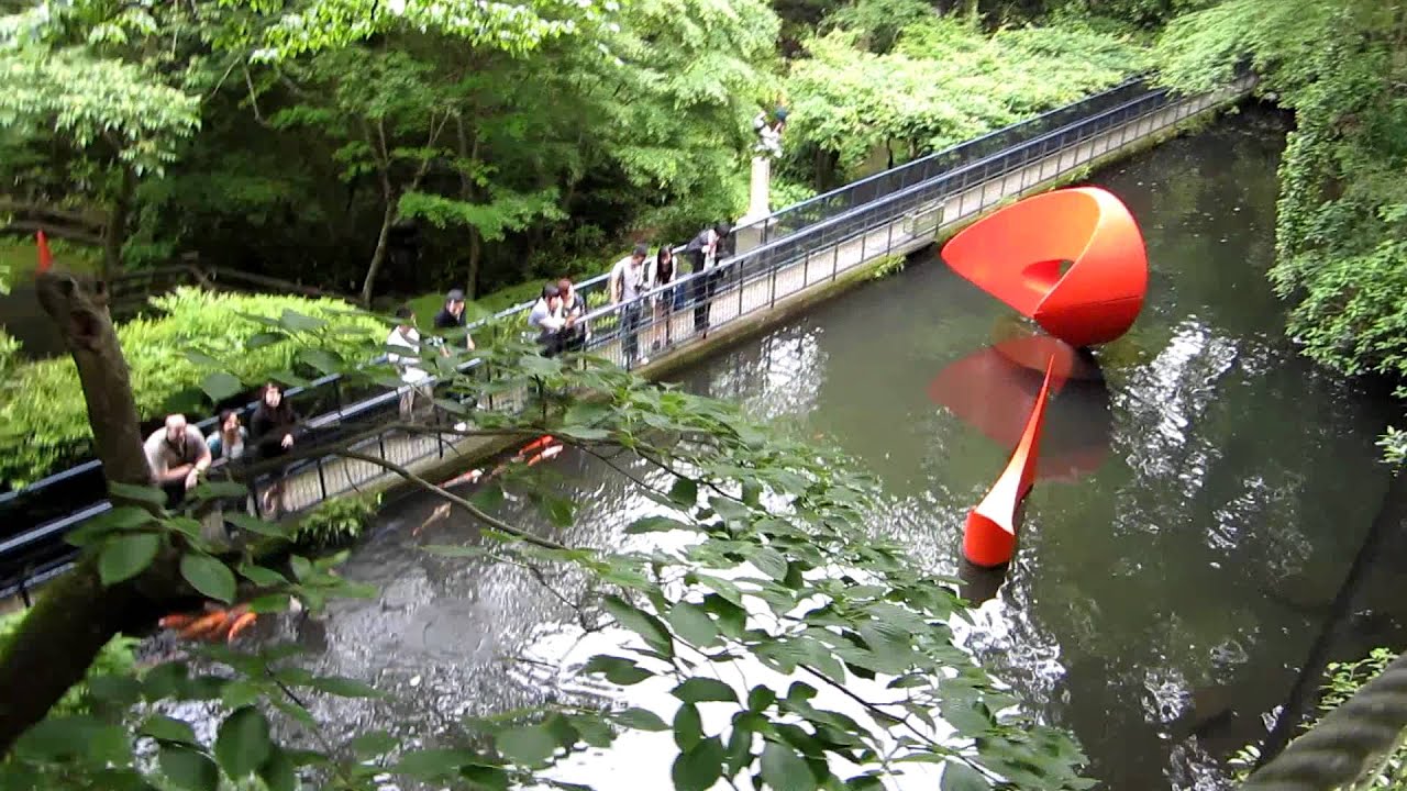 Suspension Bridge at Hakone Open-Air Museum - Hakone, Japan - YouTube