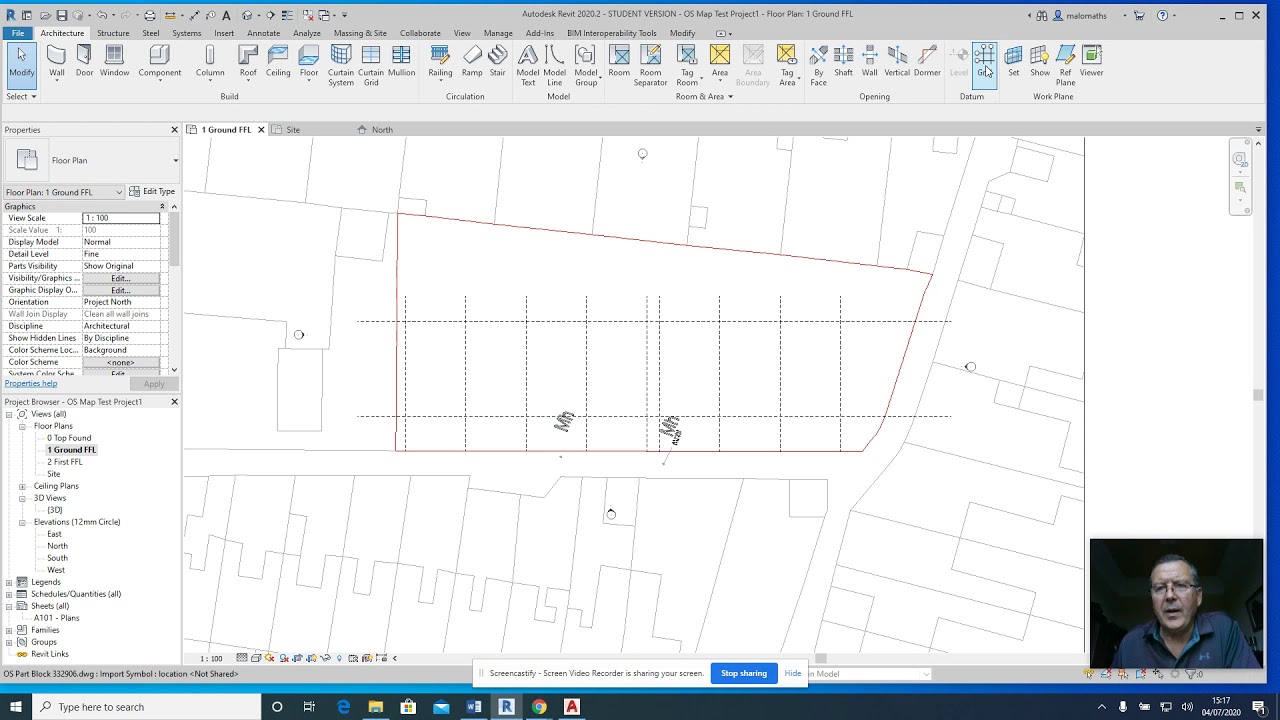 OS Map for your Site in Revit 5 - YouTube