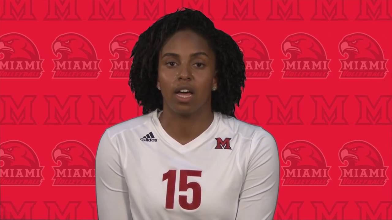 Miami Volleyball - Countdown to Season Opener - 15 Courtney Simons ...