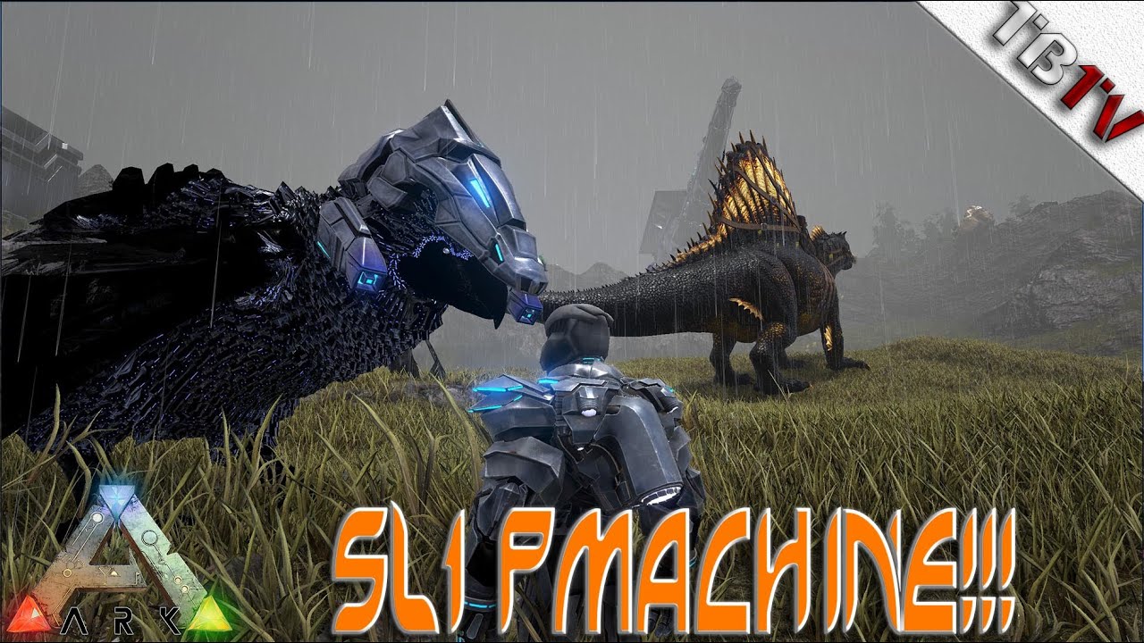 BIONIC DINOS! SL1PMACHINE!? Modded Ark: Survival Evolved S1E4 (Gameplay ...