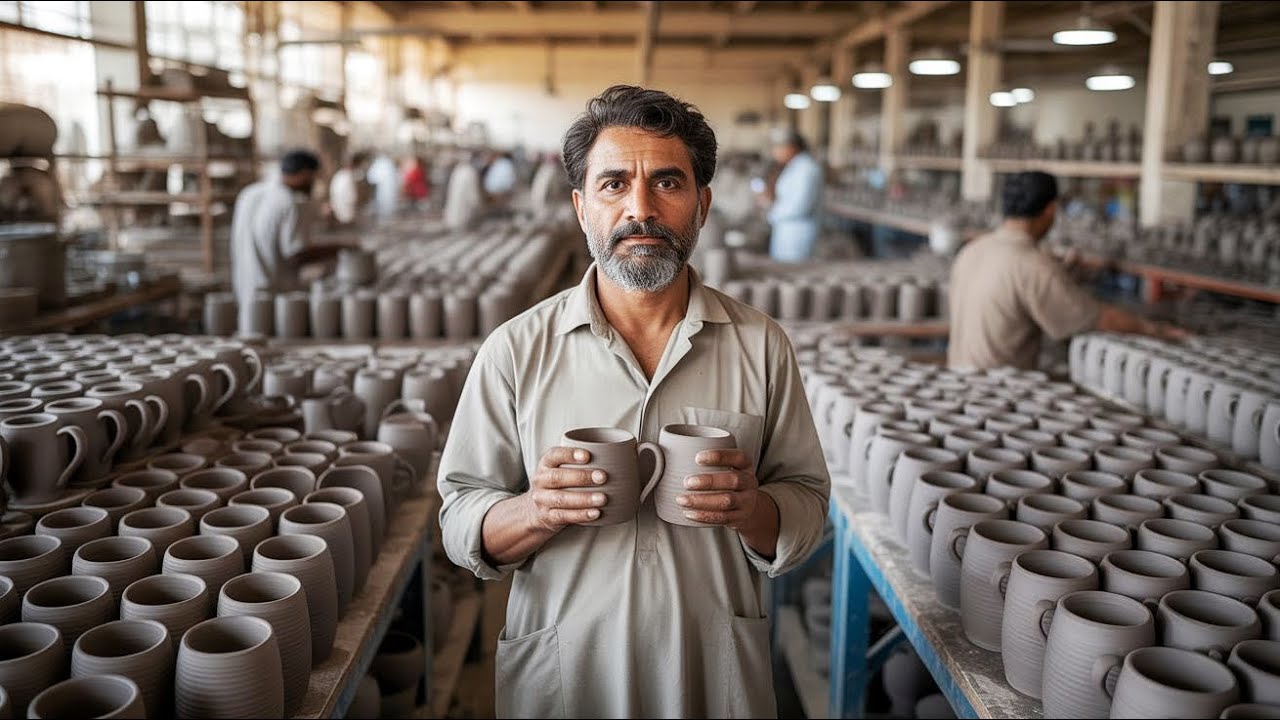 Amazing Ceramic Mugs Making in Factory | How Tea Cups Are Produced ...