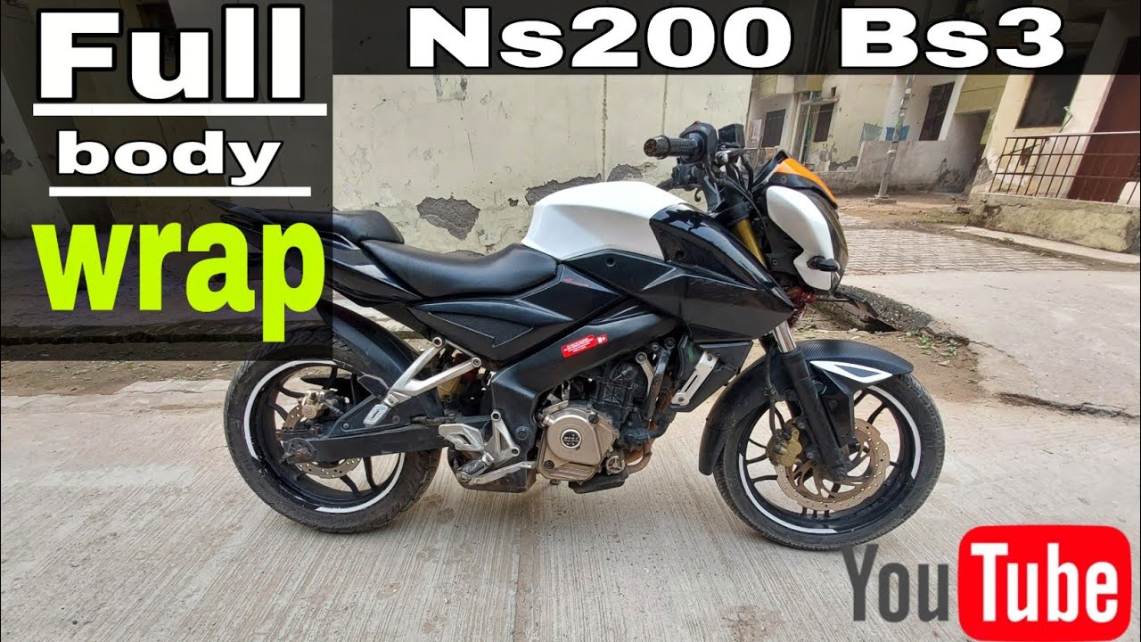 full wrap on my ns200 bs3 😍 under 1.5 k - YouTube