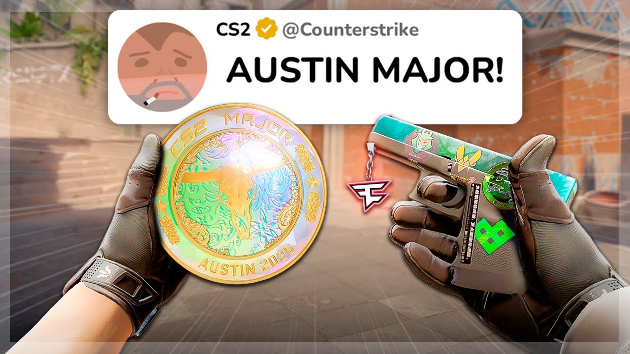 LLEGA el MAJOR de AUSTIN en CS2! - Stickers, Llaveros y CACHE?! - YouTube