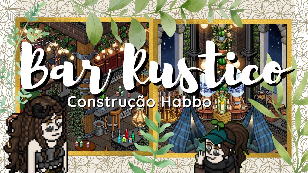 Bar Rústico / Rustic Bar - Construção Habbo - YouTube