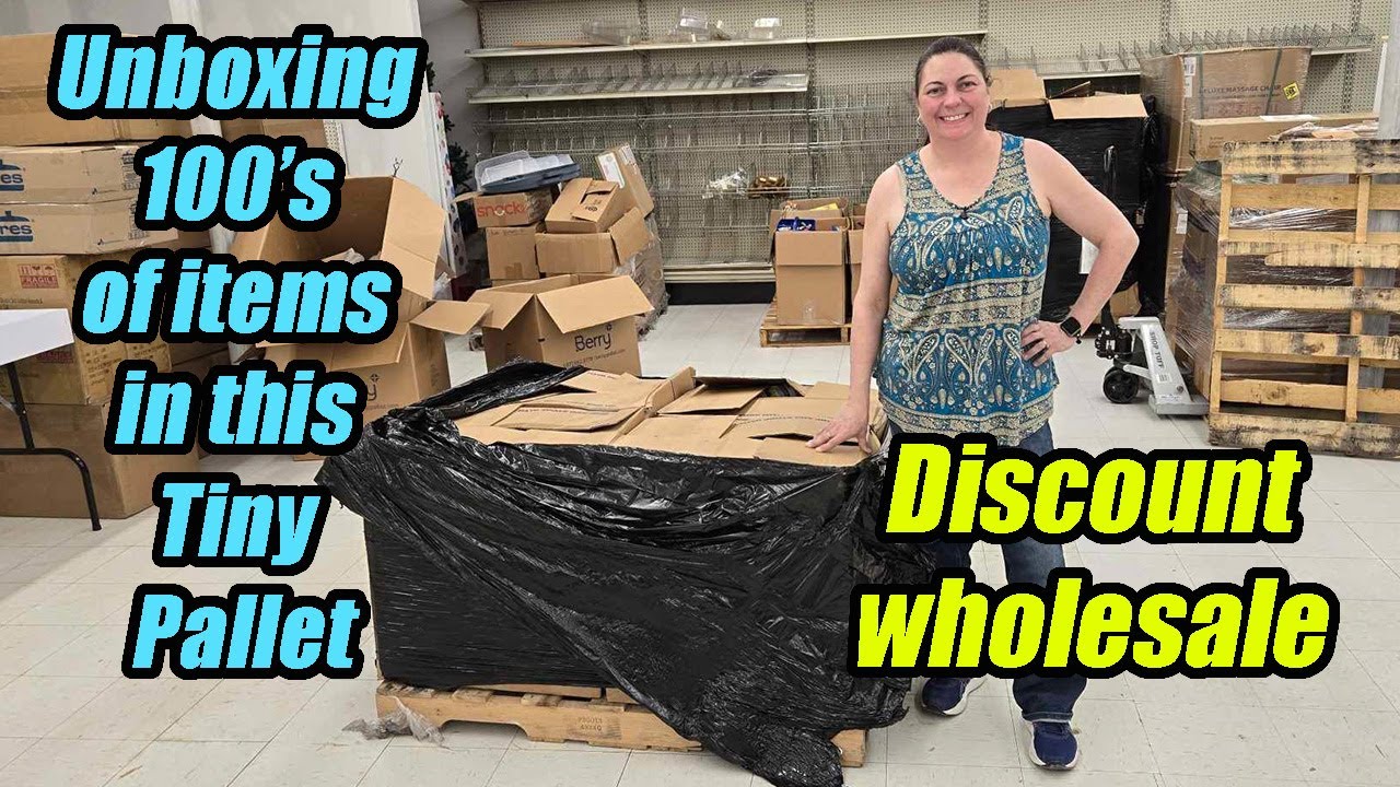 Unboxing 100's of items in this tiny pallet! Check out what we got From ...