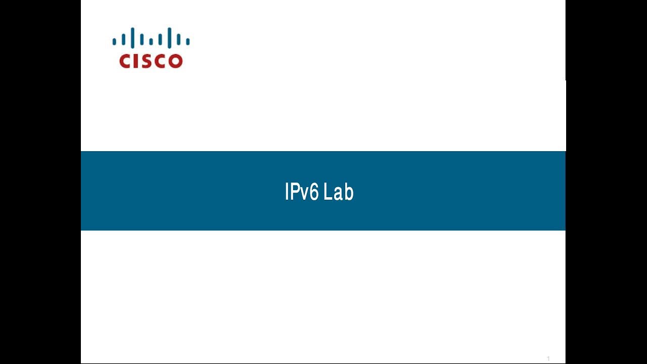 شرح CCNA R&S - Router | IPv6 Lab - YouTube