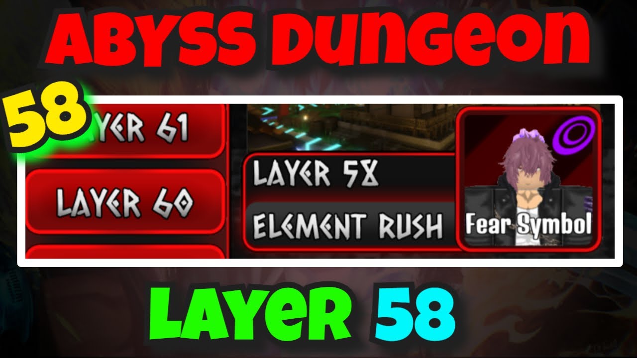 HOW to BEAT Abyss Dungeon Layer 58 like a PRO - Anime World TD Guide ...