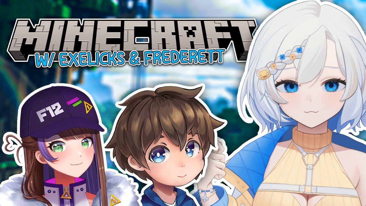 MINECRAFT! Di dunia kotak-kotak besama @Exelicks @Frederett - YouTube