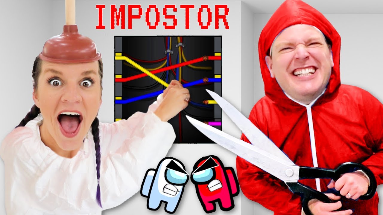 AMONG US IN REAL LIFE! (2 Impostors) IMPOSTOR WINS - YouTube