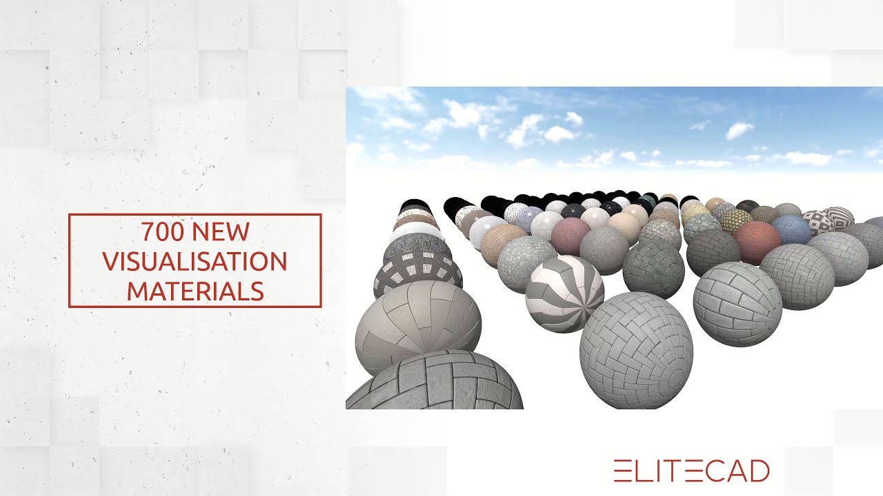ELITECAD Architecture 16 | More than 700 new high-resolution materials ...