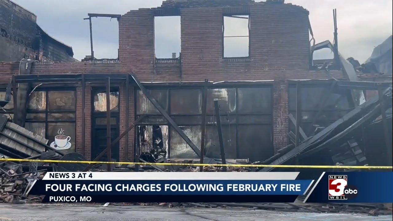 Four people arrested in connection to Downtown Puxico Fire - YouTube