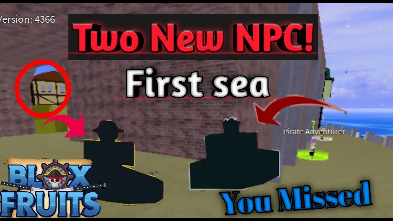 Two NEW NPC that you missed in first sea brox fruits •||• ROBLOX - YouTube