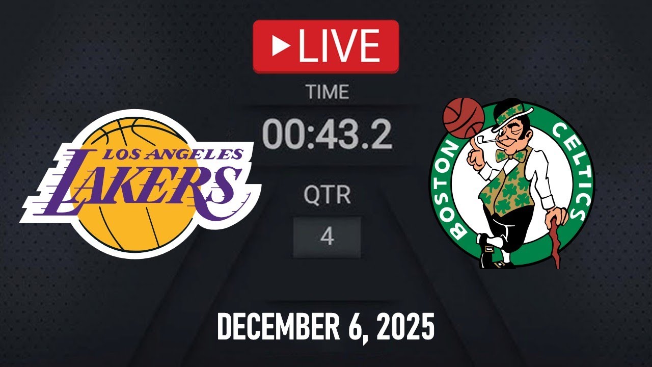 LIVE! LA Lakers vs Boston Celtics LIVE Full Game | December 6, 2025 ...