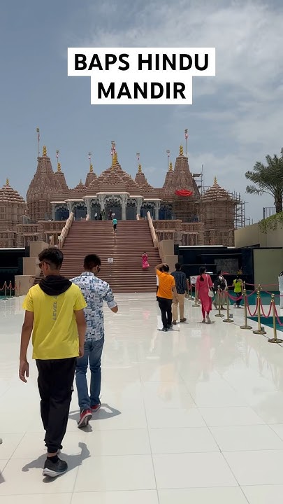 BAPS HINDU MANDIR | #mandir #bapshindumandir #uae #abudhabi #travel # ...