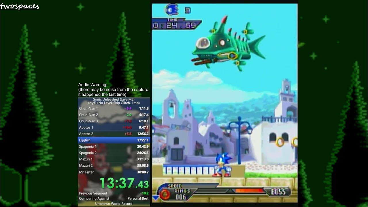 Sonic Unleashed (Java ME, 1MB ver) in 31:12 - YouTube