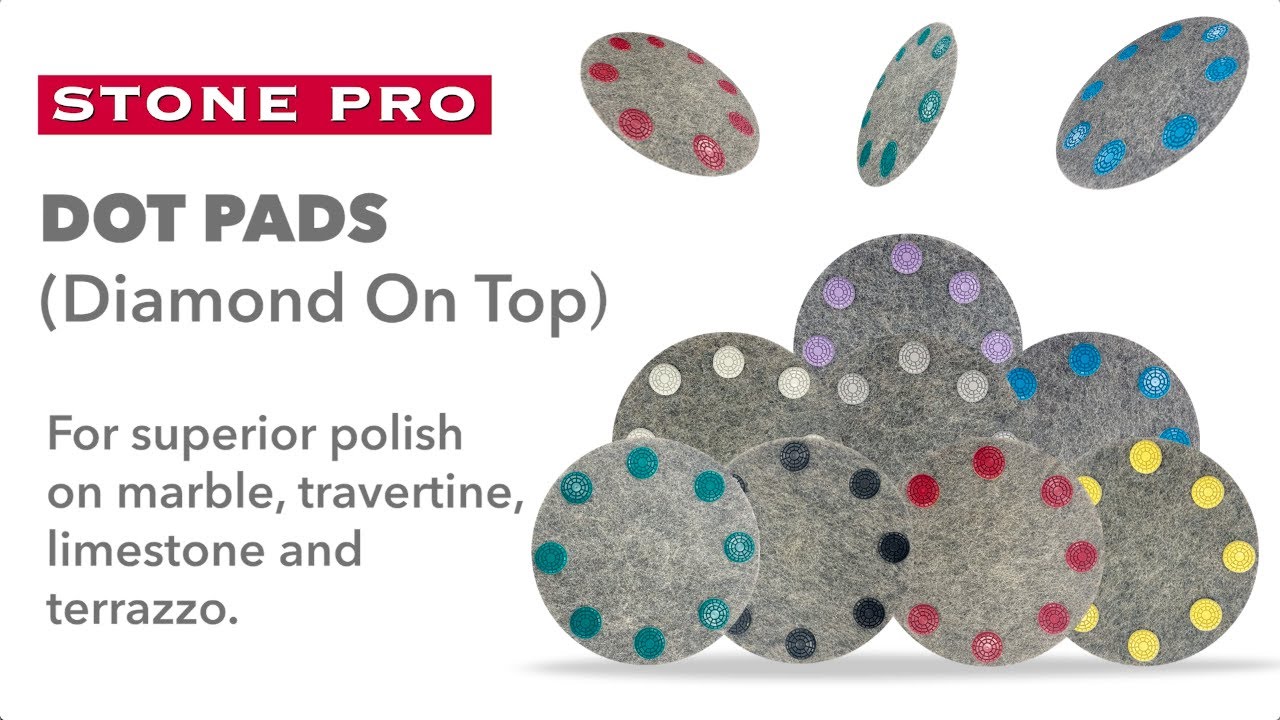 Polishing and Restoring a Marble Floor with StonePro DOT Pads System ...