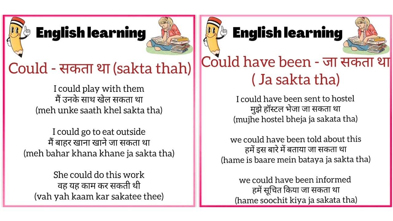 ⭐Use of Modal Verbs - Can , Could, Could be , Could have , Could have ...