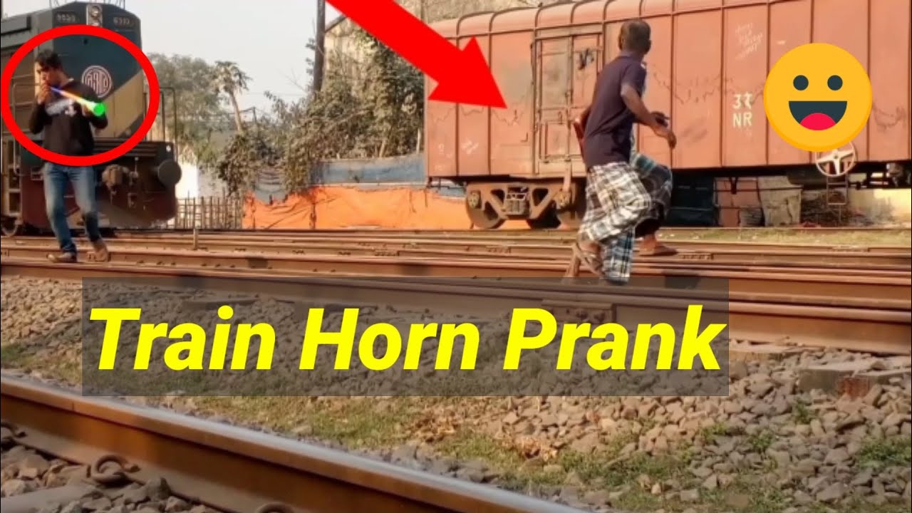 Best Of The Train Horn Prank | (2021) 🤪🤪 Train Horn Prank With Public ...