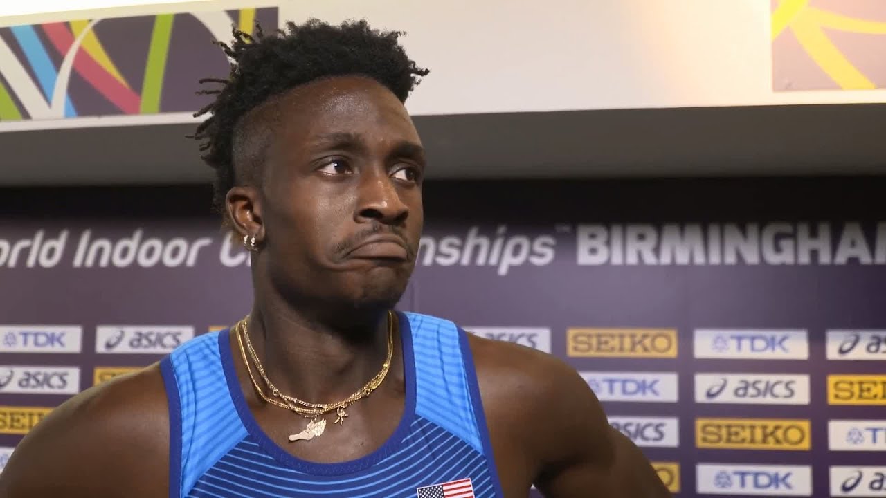 WIC 2018 Birmingham - Aldrich Bailey Jr USA 400 Metres Men Heat 5 - YouTube