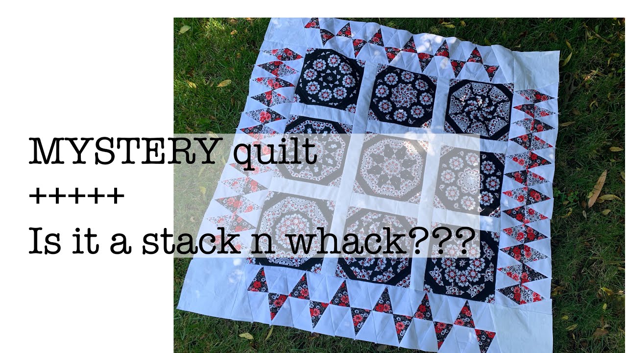 Putting together a mystery quilt | is it a stack-n-whack? | quilt friends | my sewing room - YouTube