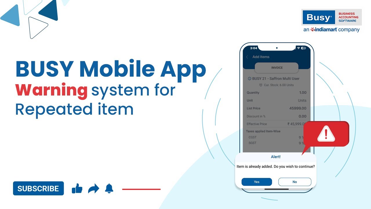 Revealed: BUSY Mobile App's Warning System (English) | BUSY Mobile App ...