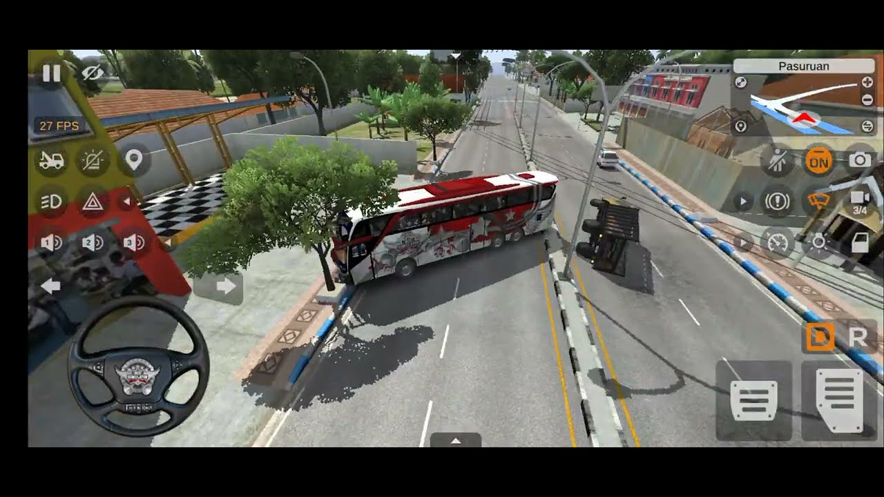 Sopir Bus Simulator Indonesia ngantuk - YouTube