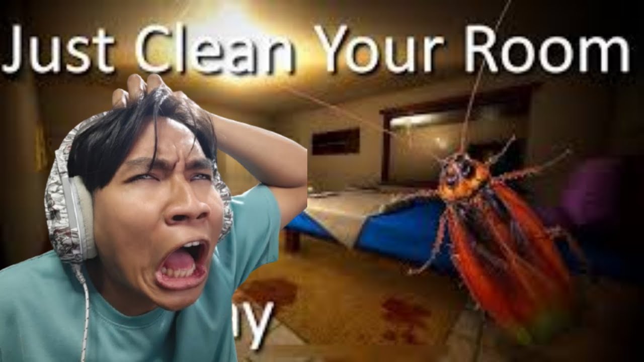 JUST CLEAN YOUR ROOM HORROR GAME FULL GAME WALKTHROUGH SHORT HOROR ...