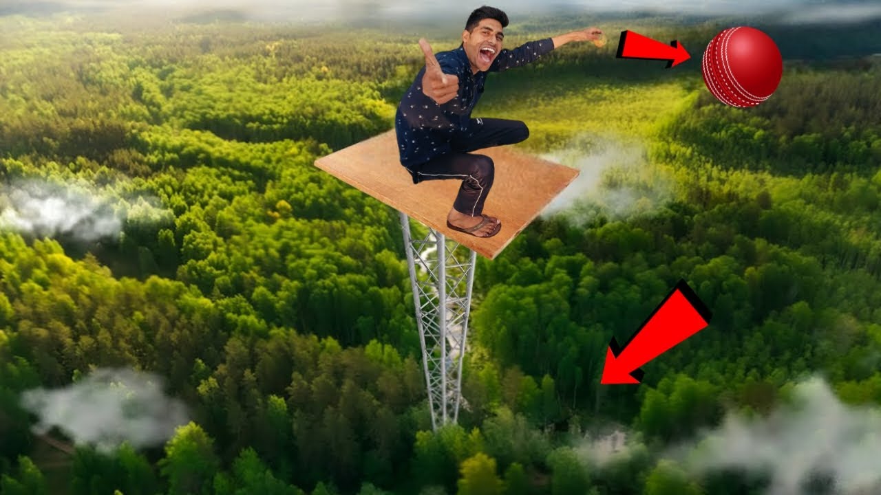 DROP Different BALLS from 100 feet | अब किया होगा ? - YouTube