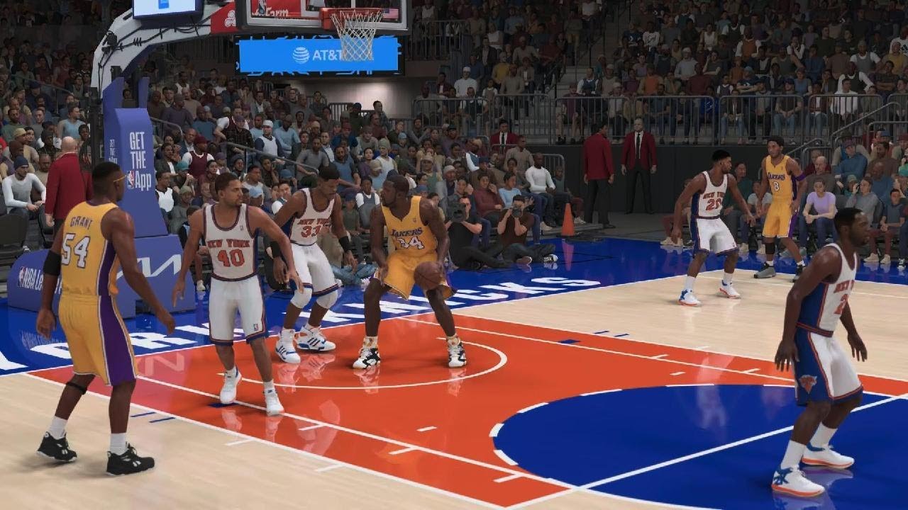 NBA 2K25 "PS5 PRO" SHAQUILLE O'NEAL AGGRESSIVE DUNK GAMEPLAY CLIP ...
