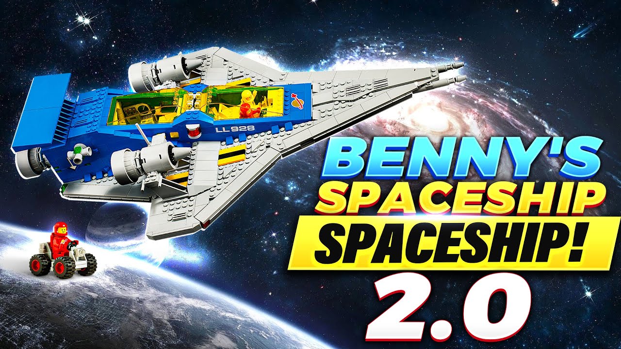 NEW Lego Galaxy Explorer vs. Benny's Spaceship! 🚀 | 80s Classic Space ...