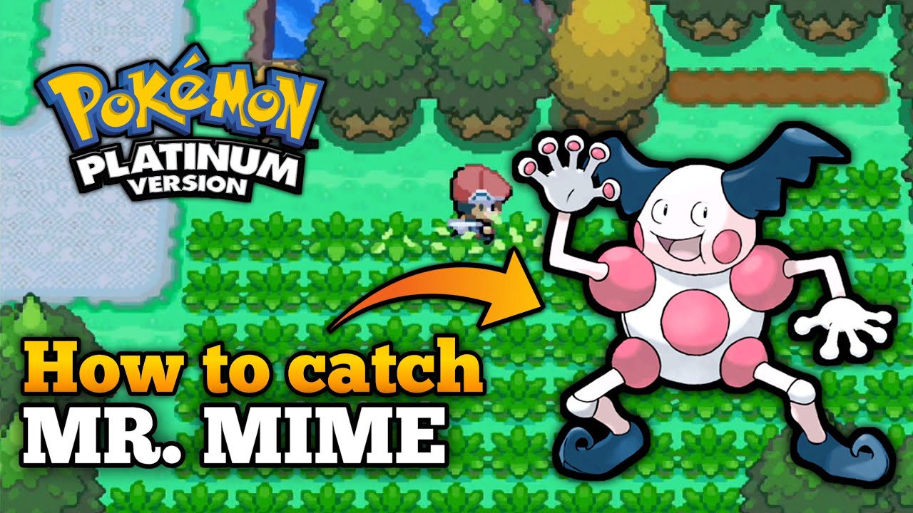 How To Catch Mr. Mime In Pokemon Platinum | Mr. Mime Location - YouTube