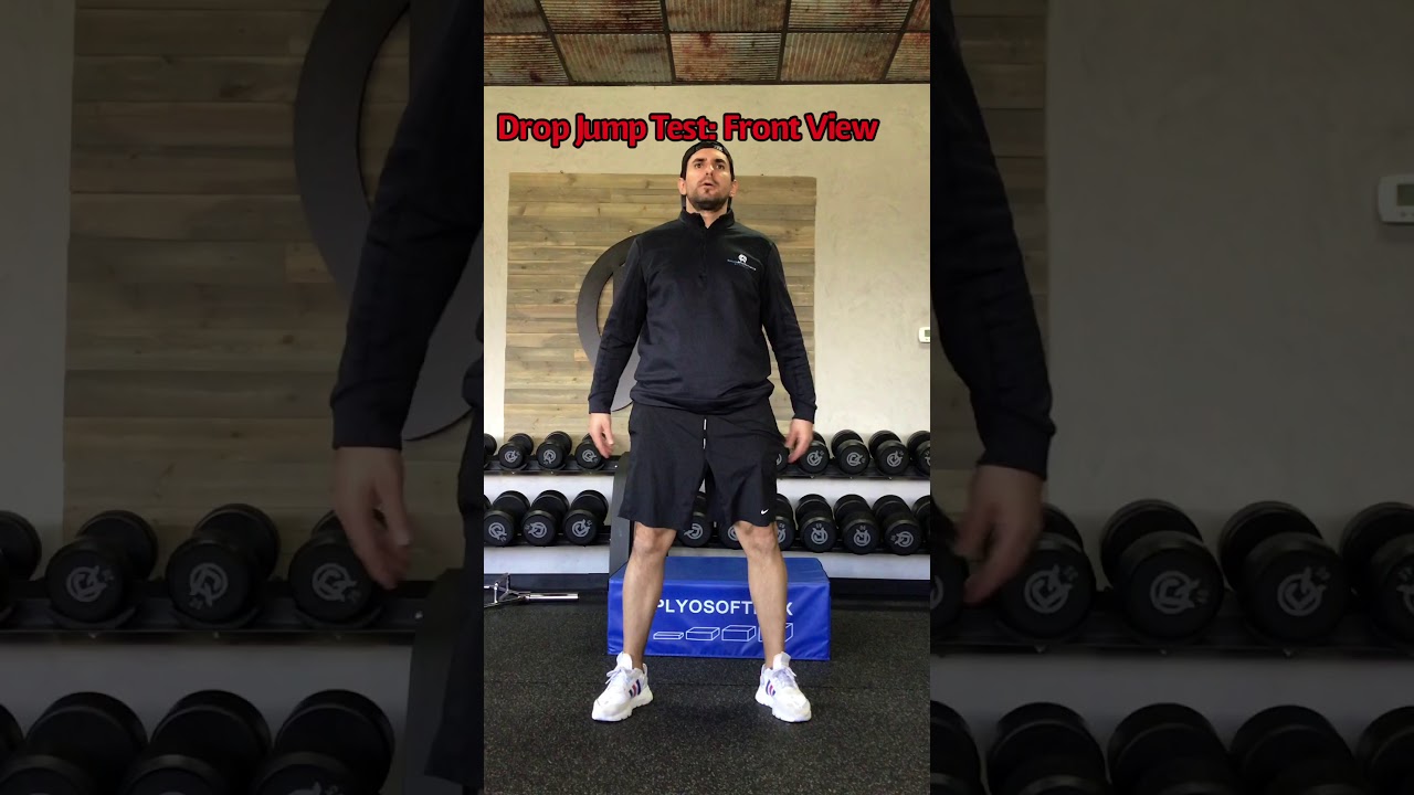 Drop jump test - YouTube