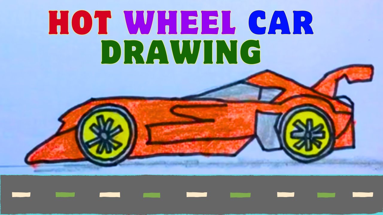 🏎 How to Draw Hot Wheels Cars: Step-by-Step Tutorial ! - YouTube