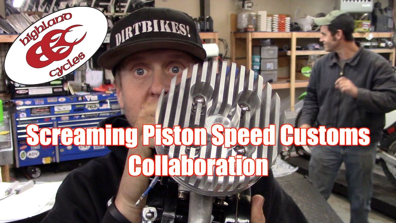 Screaming Piston Speed Customs Collaboration : Build #1 - YouTube