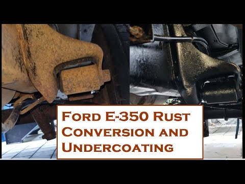 Rust Conversion and Undercoating my 2002 Ford E350 Van with Corroseal ...