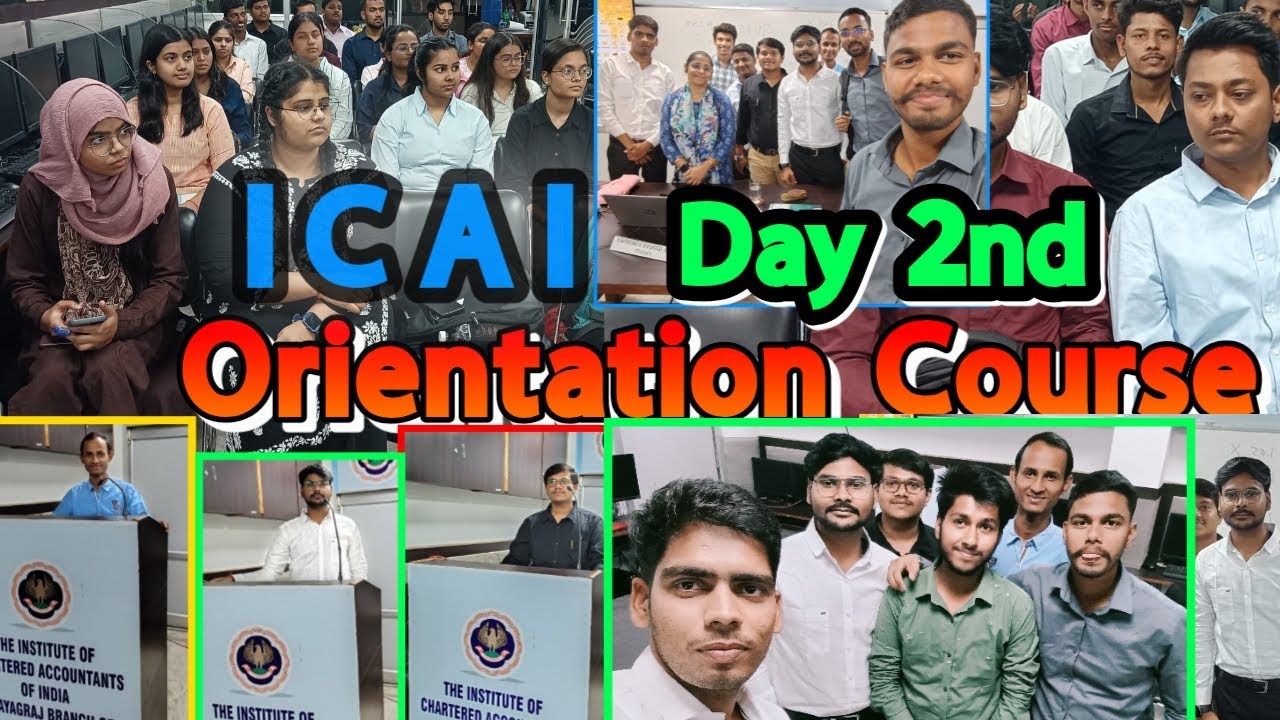 Glimpse Of OC Day-2||Orientation Course ICAI|| Prayagraj branch of CIRC ...