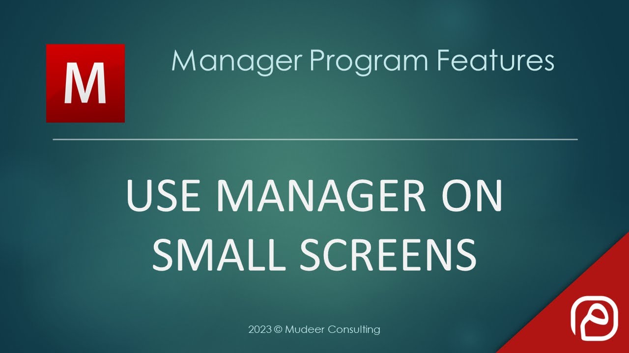 Manager.io Guides: 40 Use Manager on small screens - YouTube