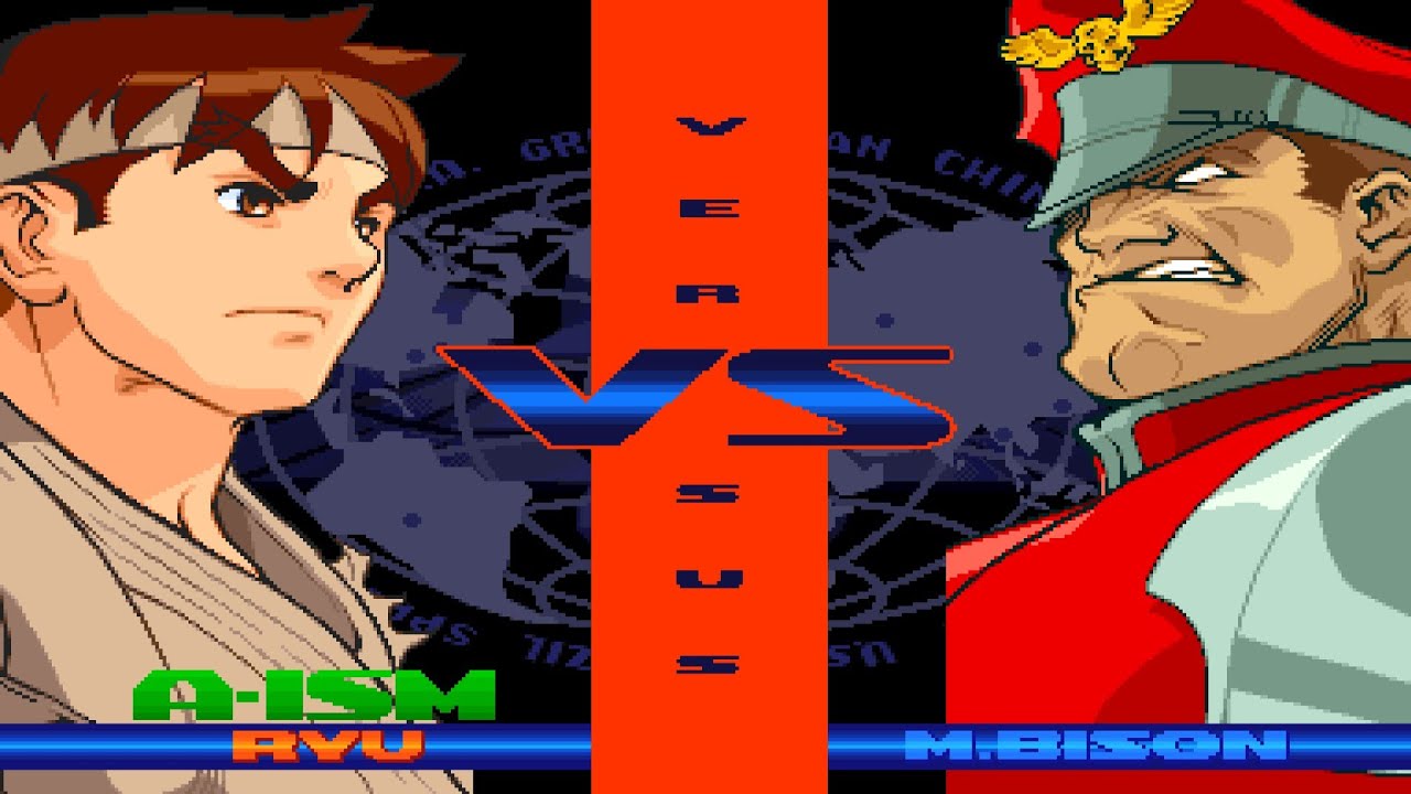 Ryu VS M.Bison (one of the most bs boss fight in fighting games ...