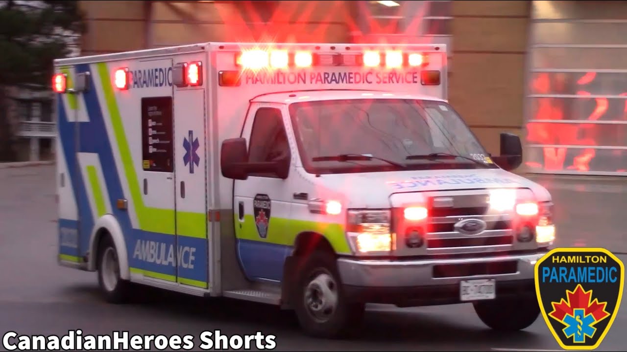 HFD - Hamilton Medic #2032 Responding From Fire/EMS Station #4 For A ...