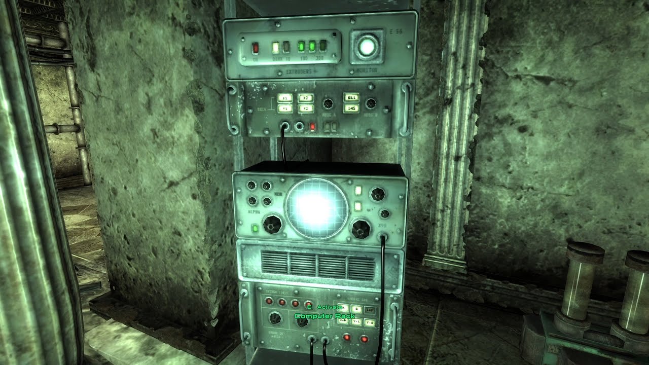 Fallout 3 Mods - Activable Computer Rack and Tape Machine by Pixelhate ...