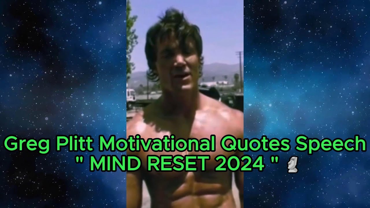 Greg Plitt Motivational Quotes Speech " MIND RESET " V2 2024🗿 - YouTube