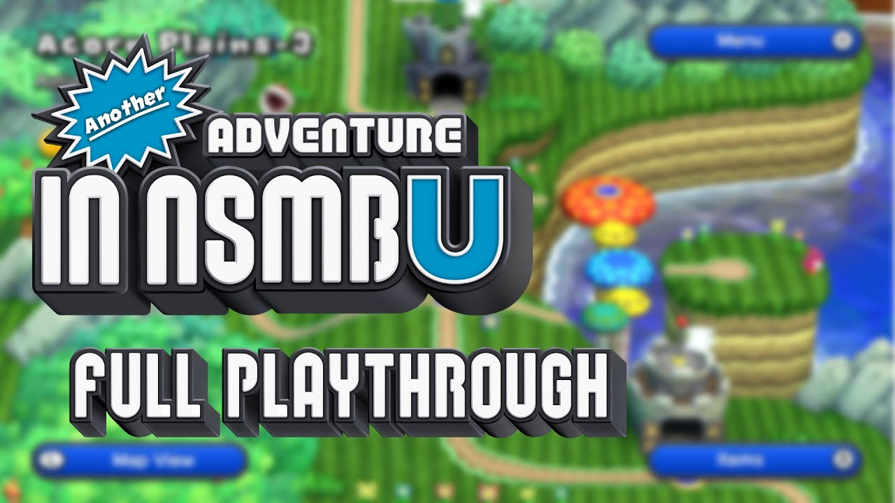 Another Adventure in NSMBU - 100% Full Playthrough | Davetendo - YouTube