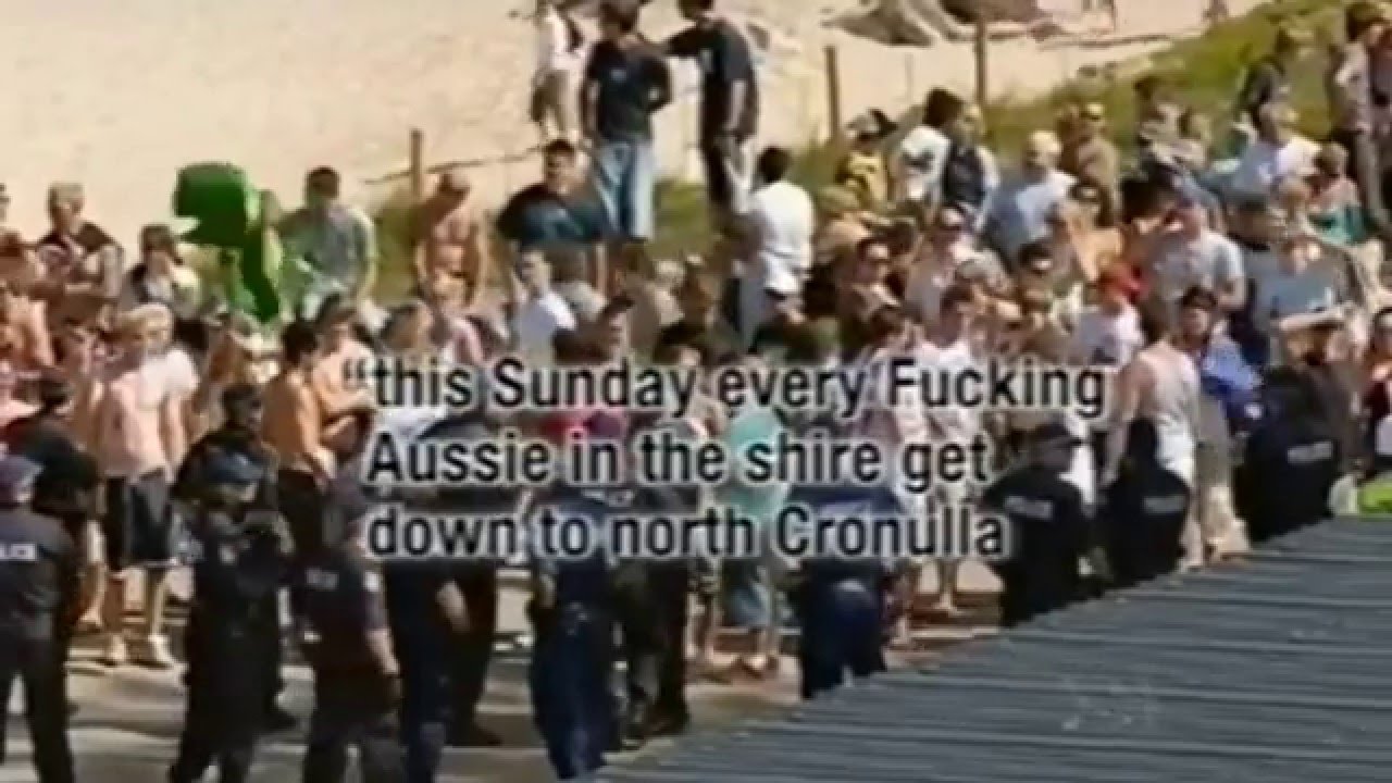 Cronulla riot - Sydney NSW Australia - YouTube