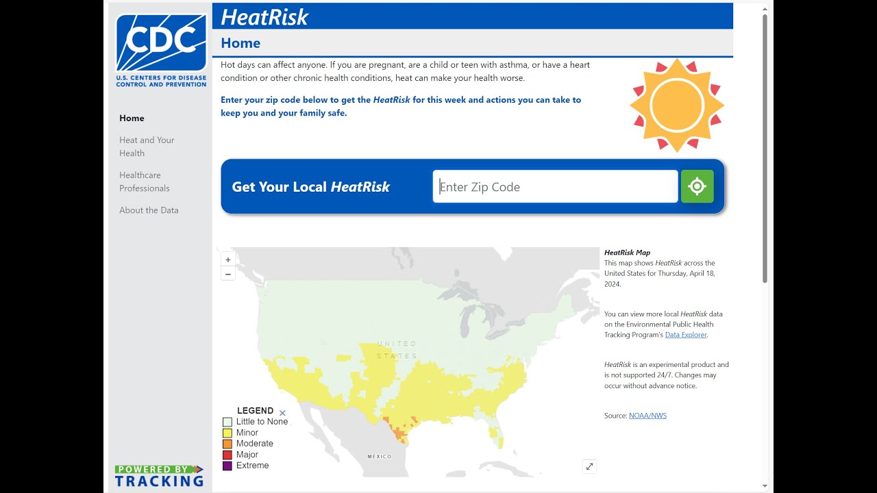 Heat Risk Dashboard - YouTube