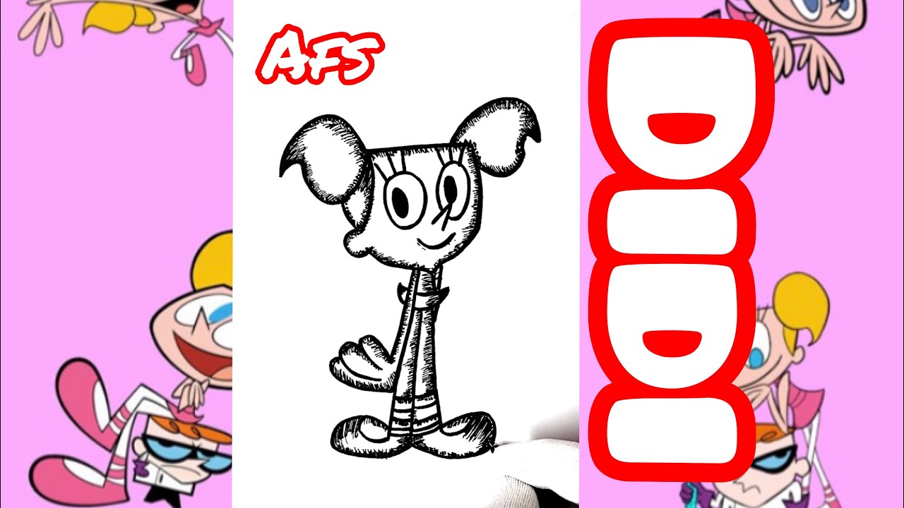 Como dibujar a DIDI 🔬🧪 el laboratorio de Dexter - YouTube
