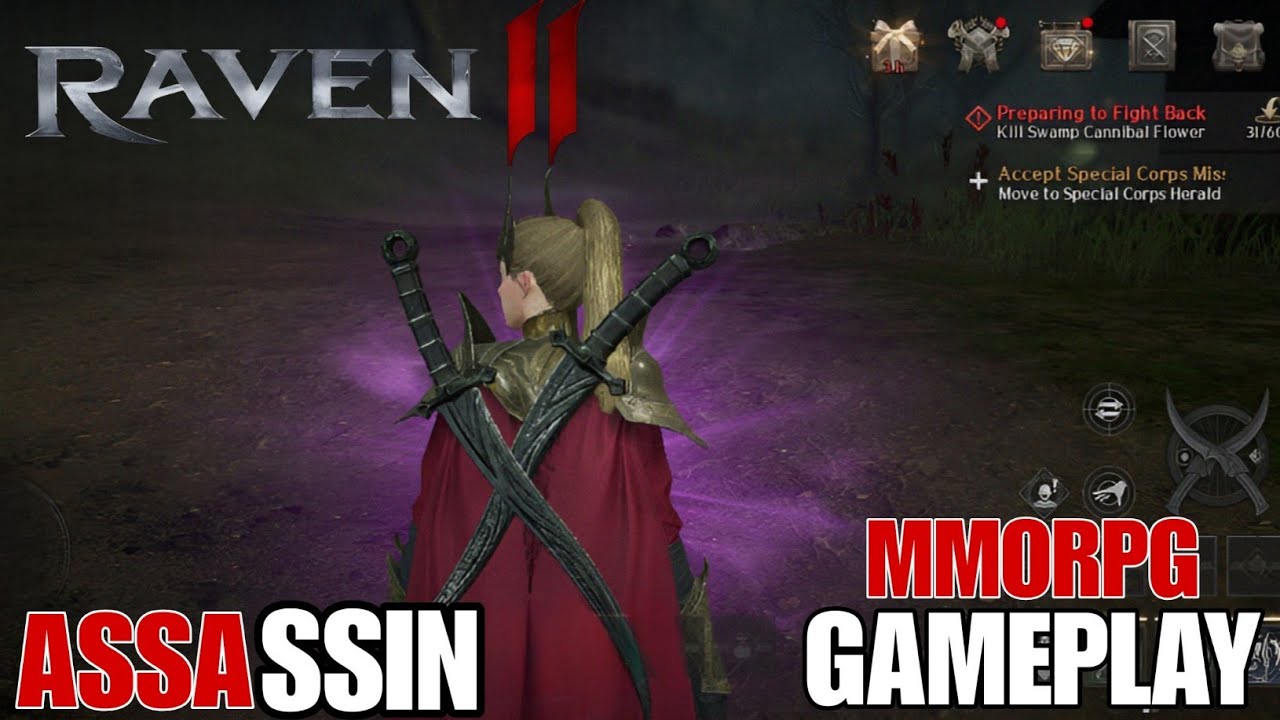 RAVEN 2 GAMEPLAY ( ASSASSIN ) MMORPG OPEN WORLD FOR PC/ANDROID/iOS 2025 ...