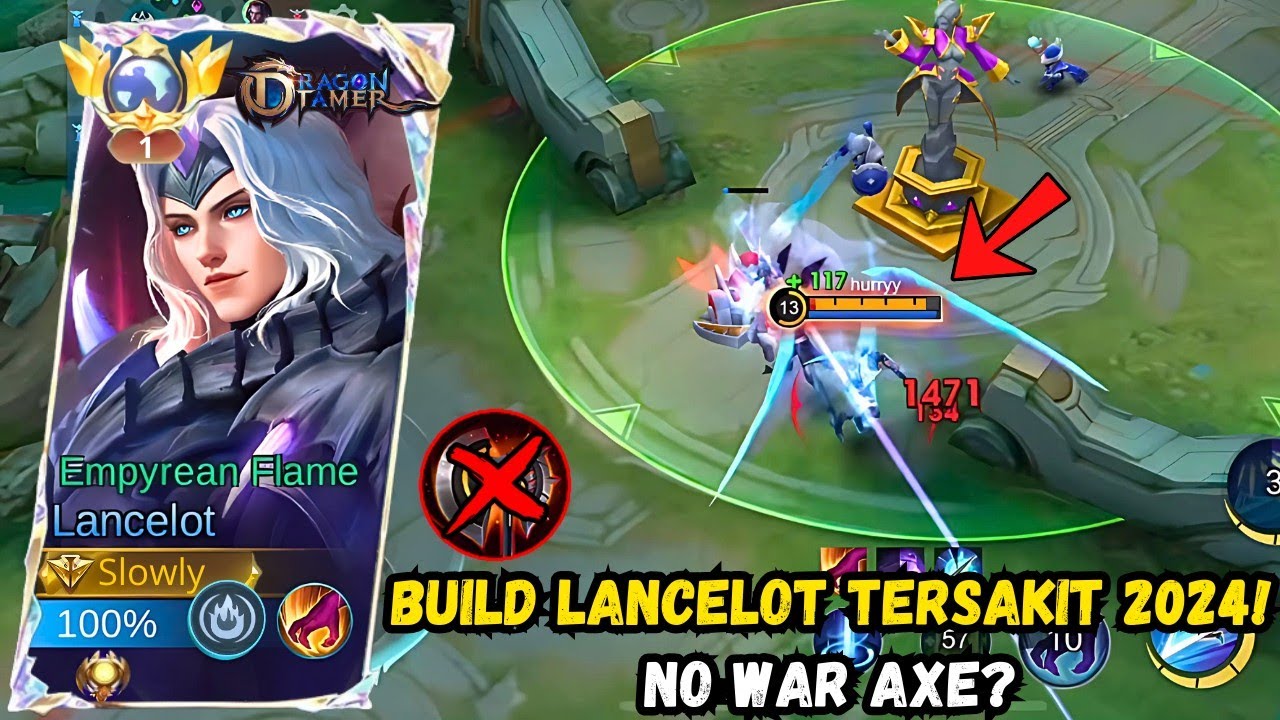 TUTORIAL BUILD DAN EMBLEM LANCELOT TERSAKIT PATCH 2024! PRO PLAYER ...