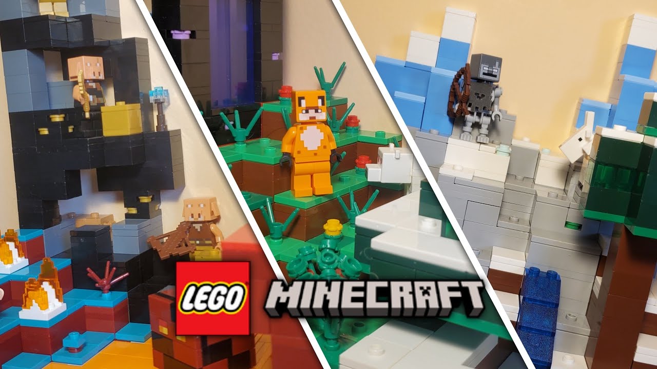 I Made A LEGO Minecraft World! - YouTube